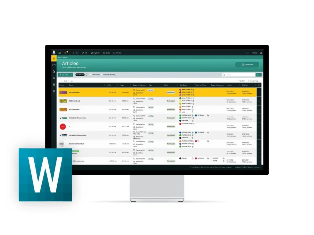 SOFTWARE | Vanguard Digital Printing Systems